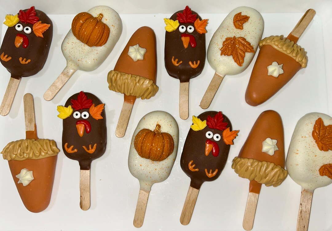 12 Thanksgiving Cakesicles - Etsy