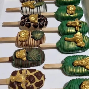12 Safari Theme Cakesicles - Etsy
