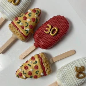 12 Pizza Theme Cakesicles - Etsy