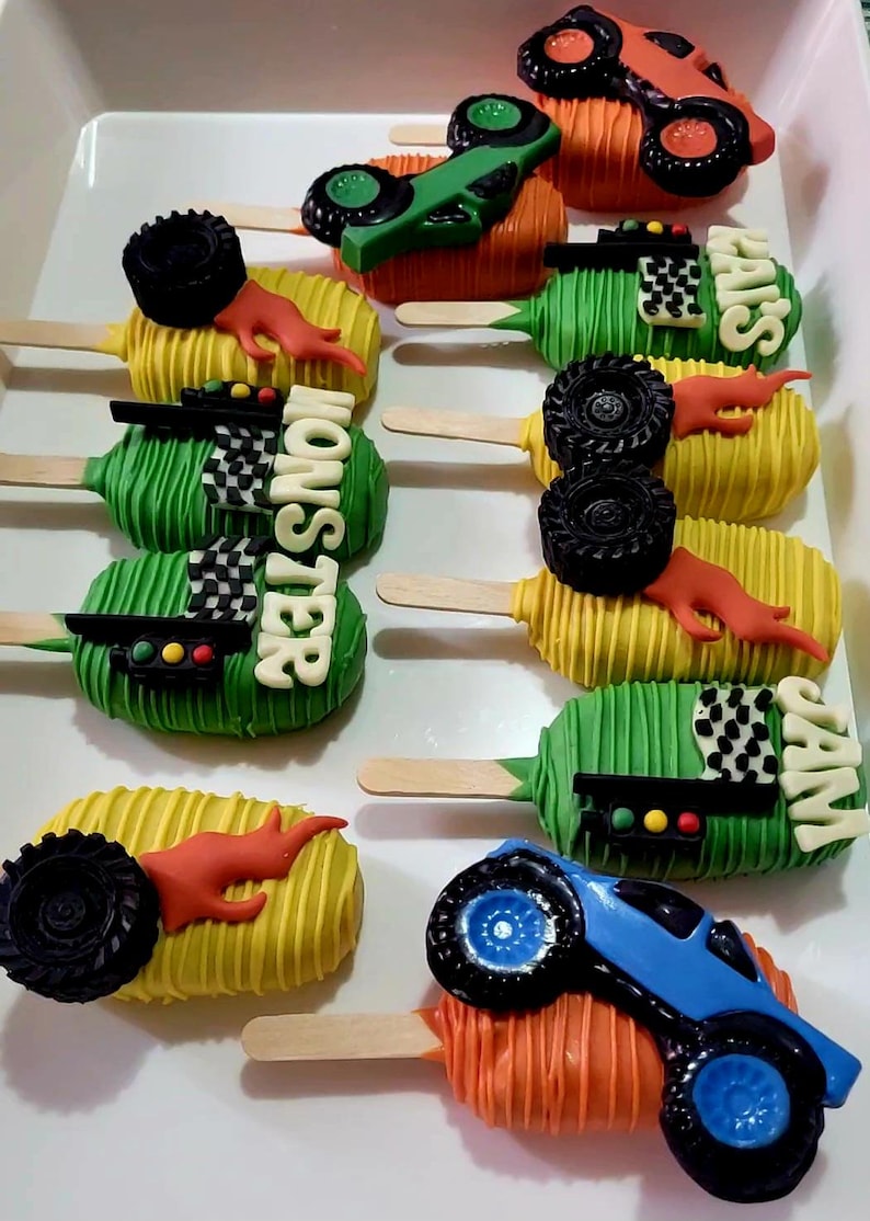 Monster Truck Theme Cakesicles - Etsy