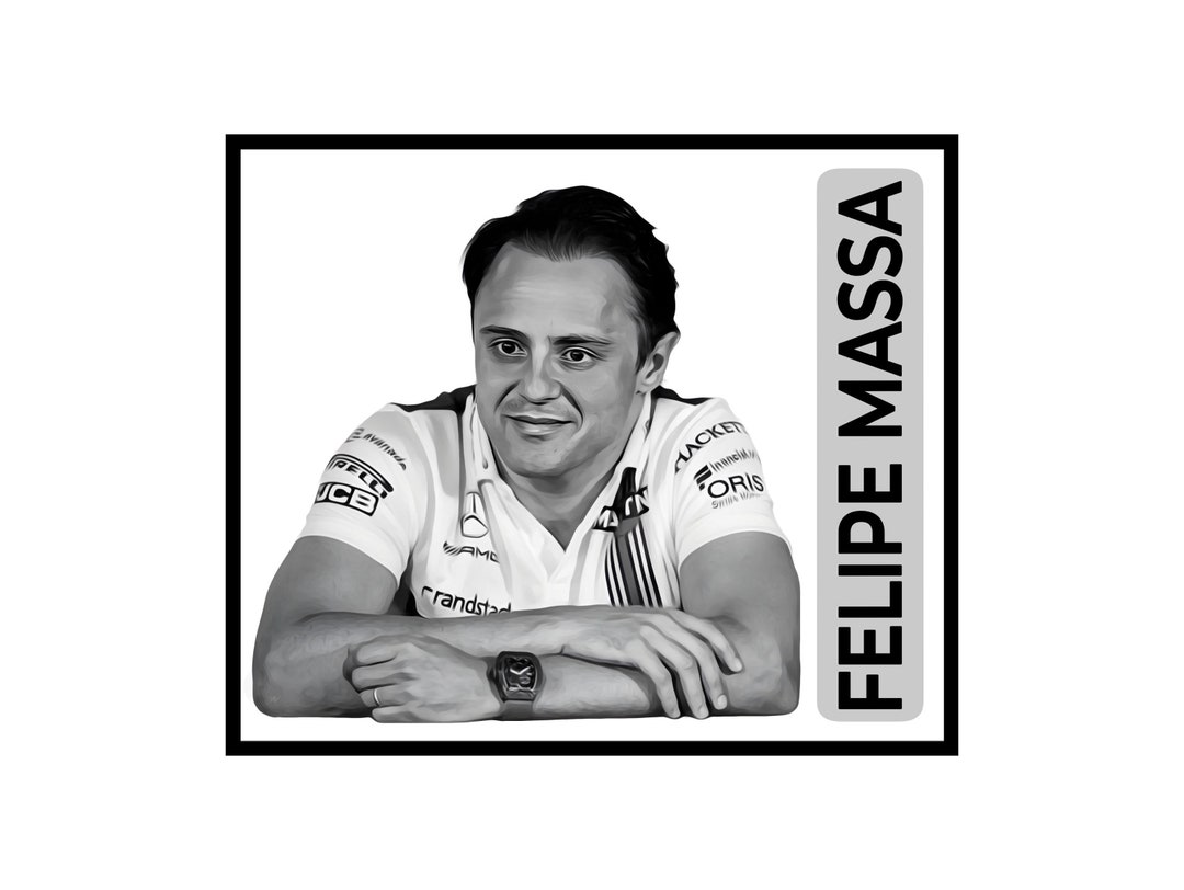 Formula 1 Sticker Felipe Massa Formula 1 Vinyl Sticker Waterproof ...