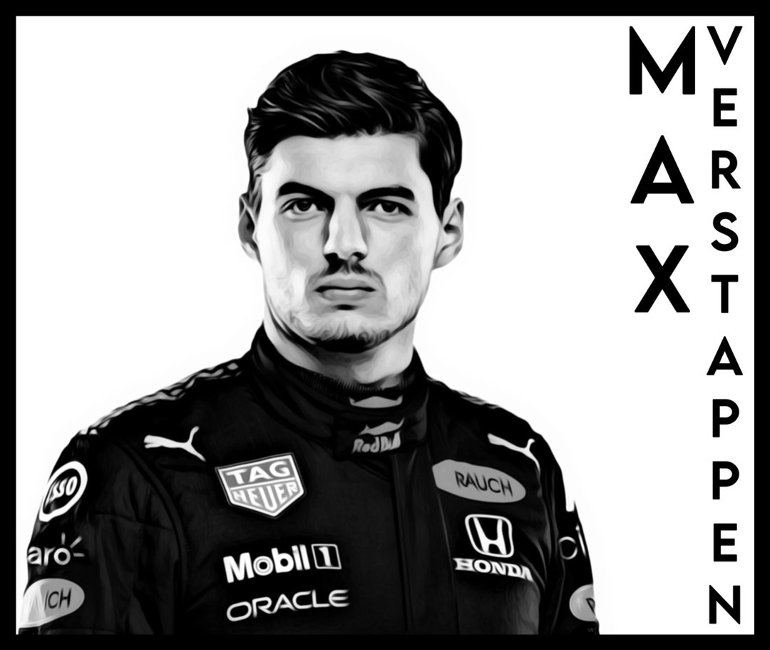 Formula 1 Sticker Max Verstappen Formula 1 Vinyl Sticker Waterproof ...