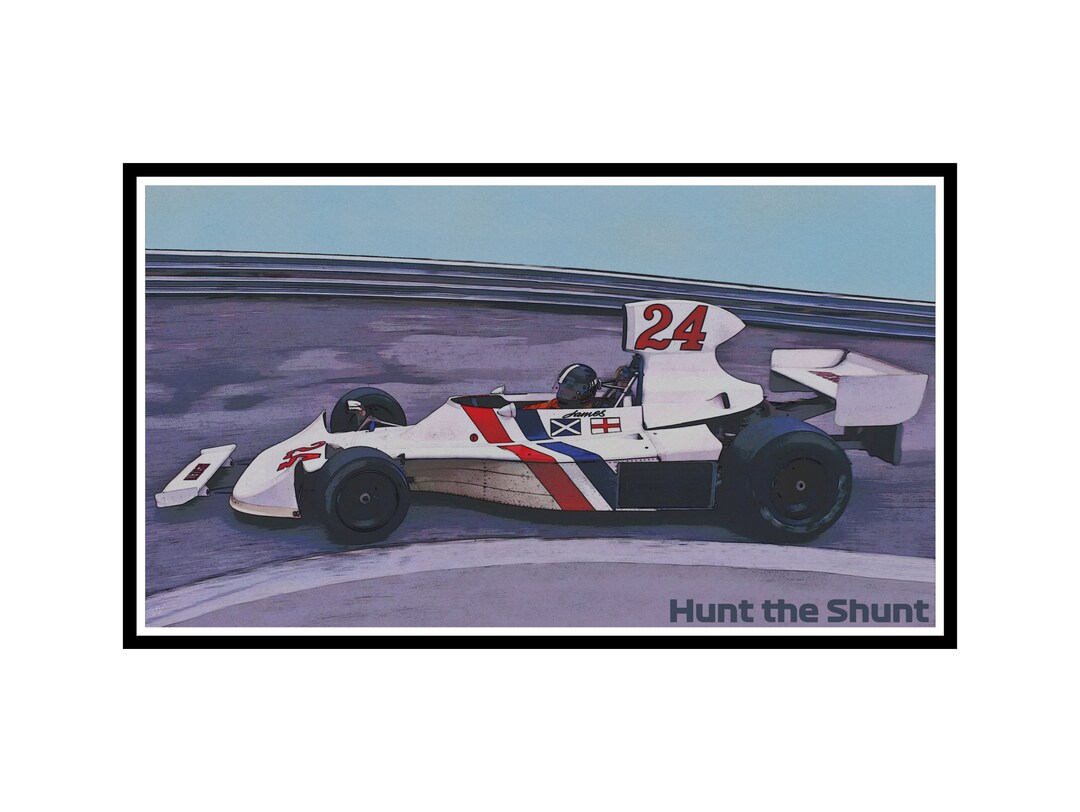 Formula 1 Sticker James Hunt Formula 1 Vinyl Sticker Waterproof Sticker ...