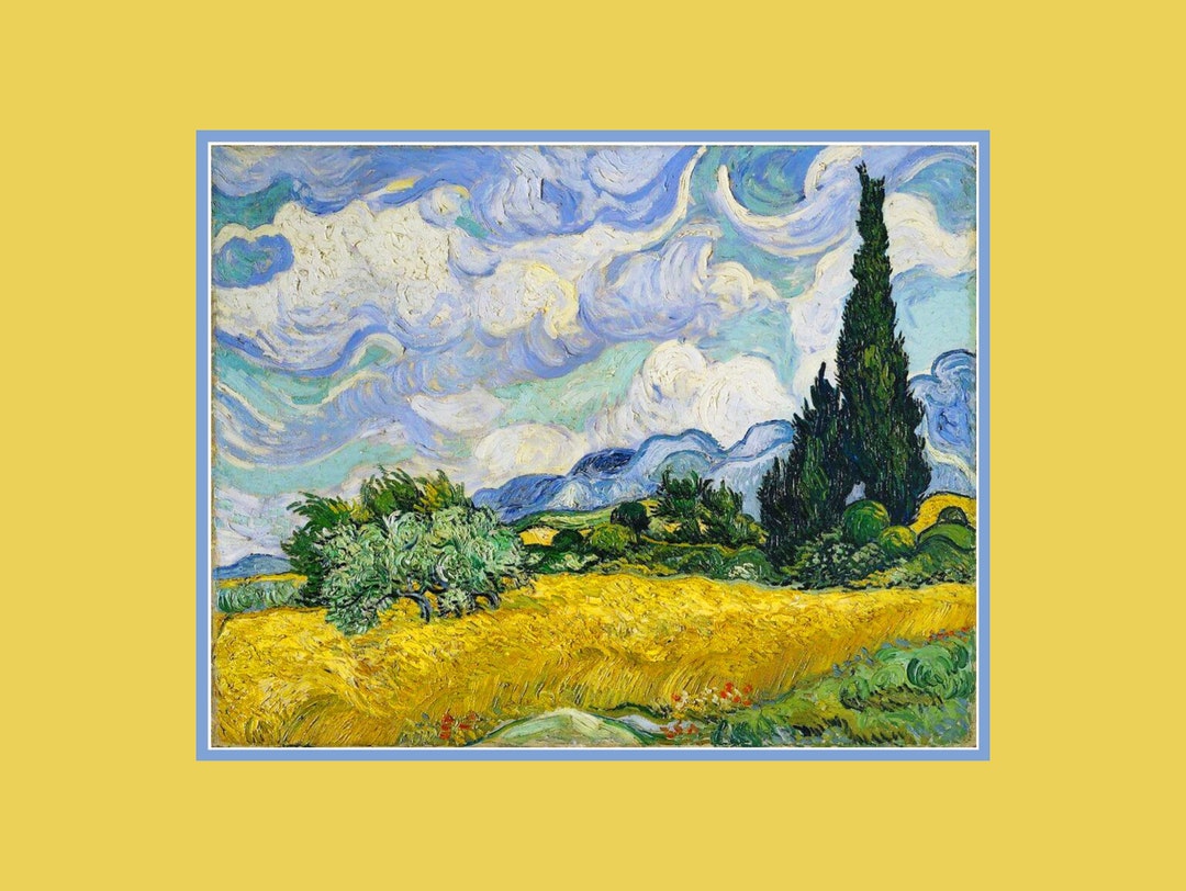 Van Gogh Sticker Vincent Van Gogh Vinyl Sticker Waterproof Sticker ...