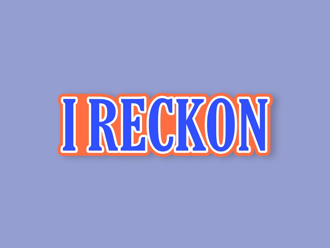 Southern Sticker I Reckon Vinyl Sticker Waterproof Sticker Stanley ...