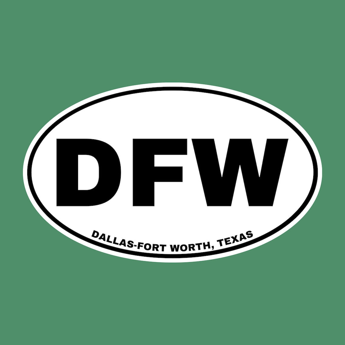 Dallas-fort Worth Sticker Dallas-fort Worth Dallas-fort Worth Texas ...
