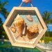 Personalized Beach Scene Shadow Box | Hanging Shell Decor | Seashell ...