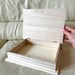 Custom Name Wood Book Box Personalized Gift Box Handmade Gift for Her ...