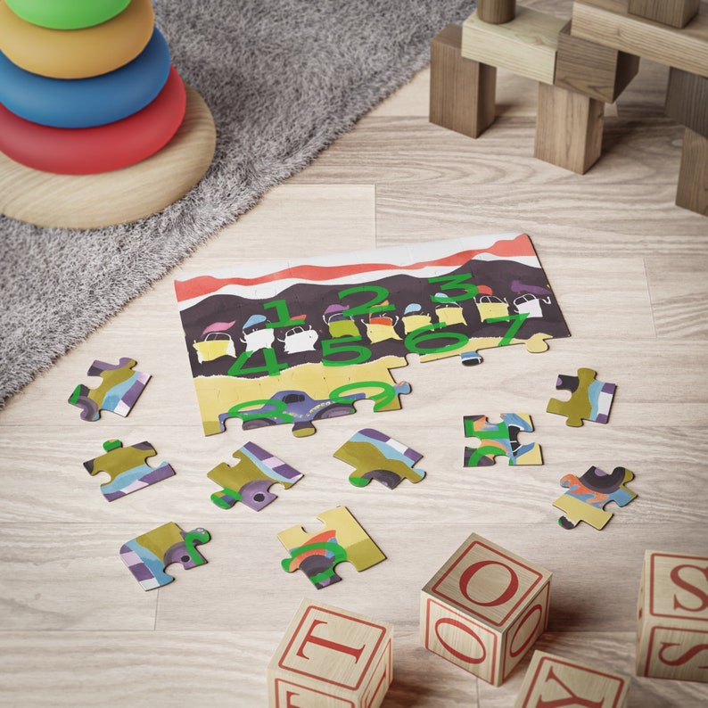 Kids' Counting Numbers Monster Truck Puzzle! Fun Learning Games - Etsy