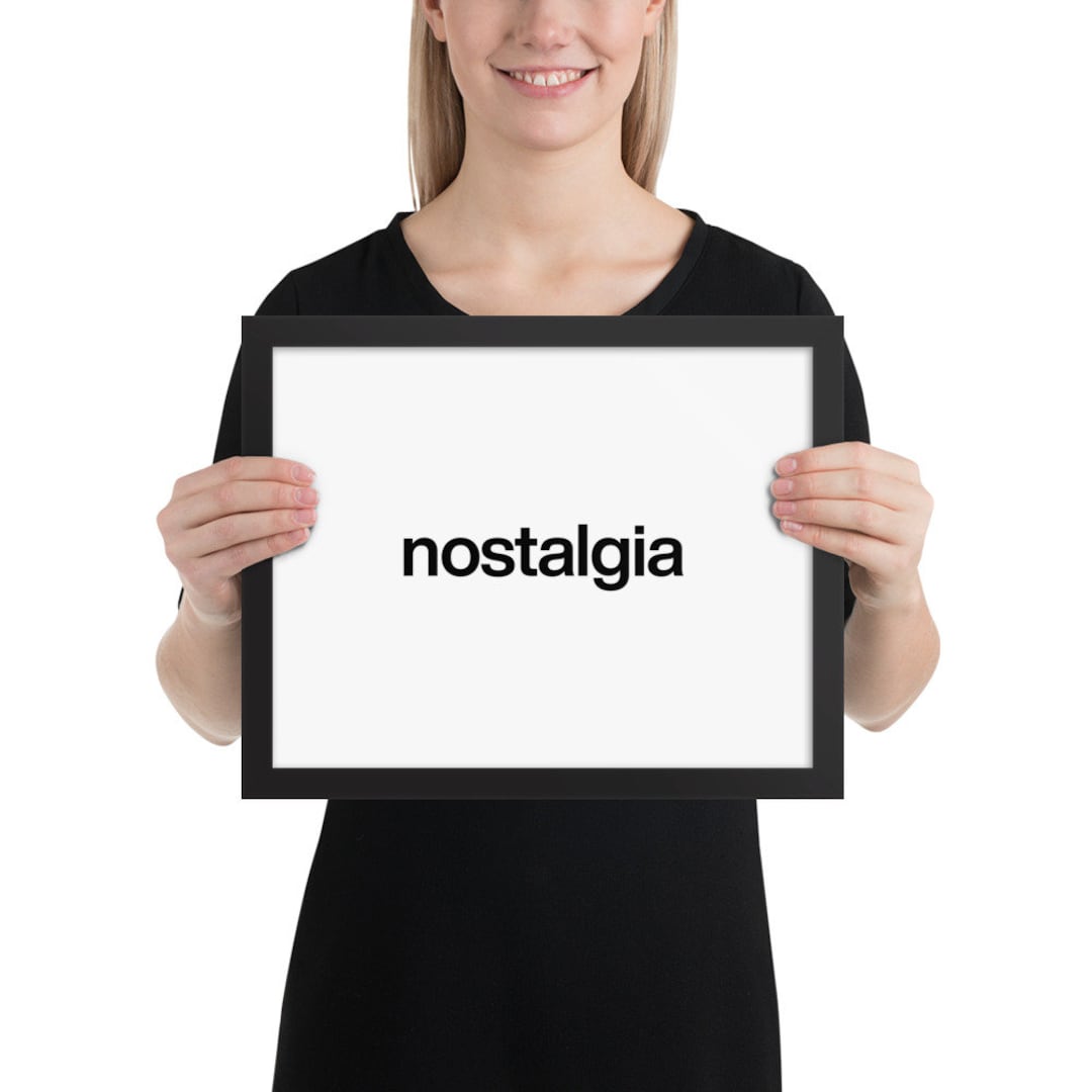 Nostalgia - Framed Poster - Etsy