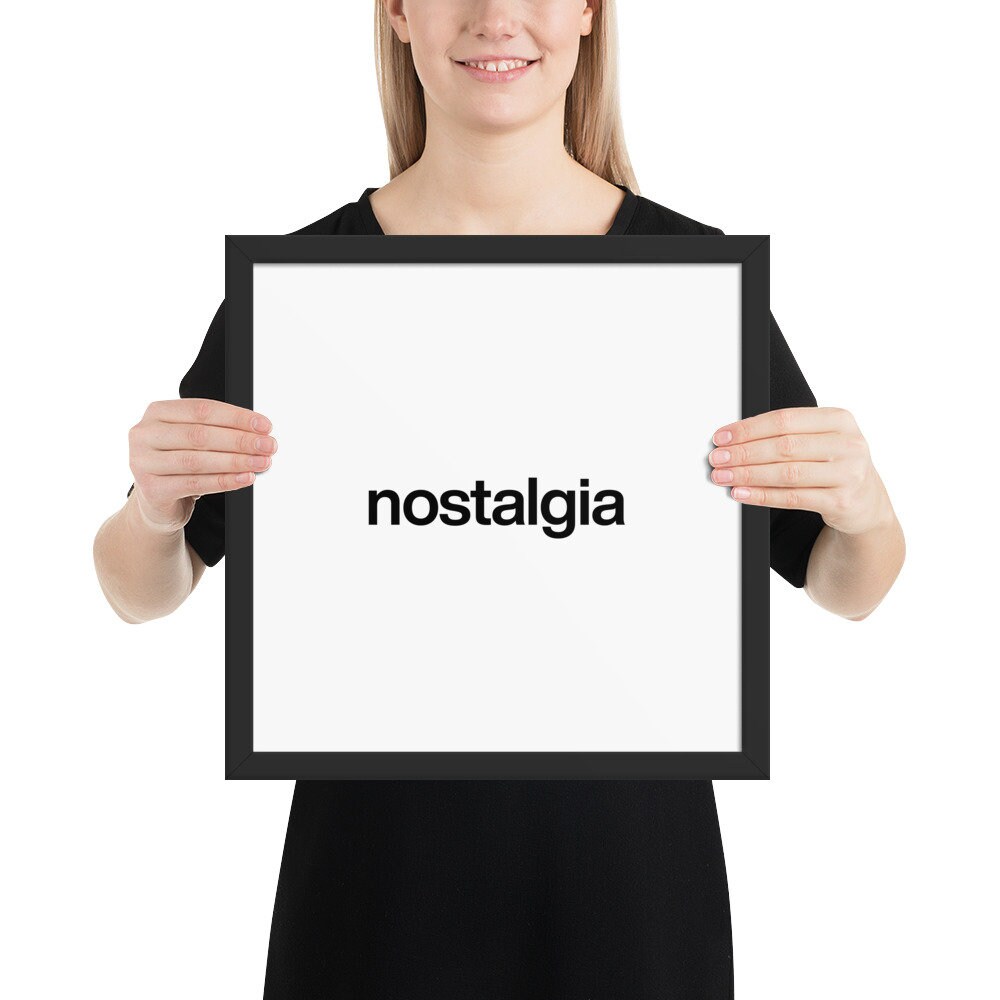 Nostalgia - Framed Poster - Etsy