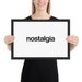Nostalgia - Framed Poster - Etsy