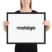 Nostalgia - Framed Poster - Etsy