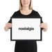 Nostalgia - Framed Poster - Etsy