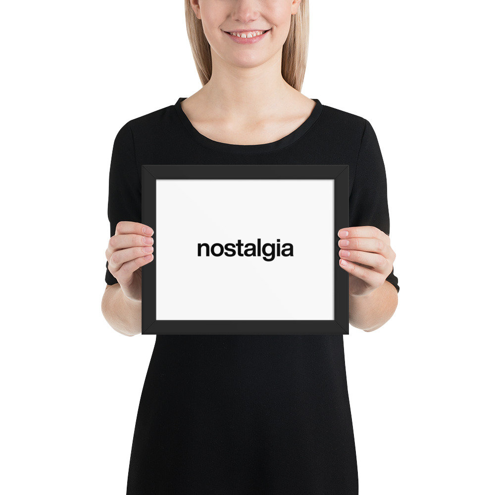 Nostalgia - Framed Poster - Etsy