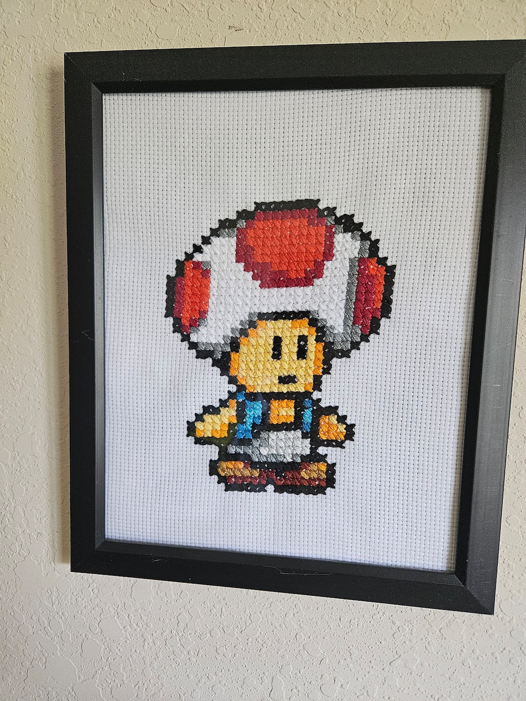 Toad Pixel Art Handmade. Cross Stich With DMC Thread - Etsy