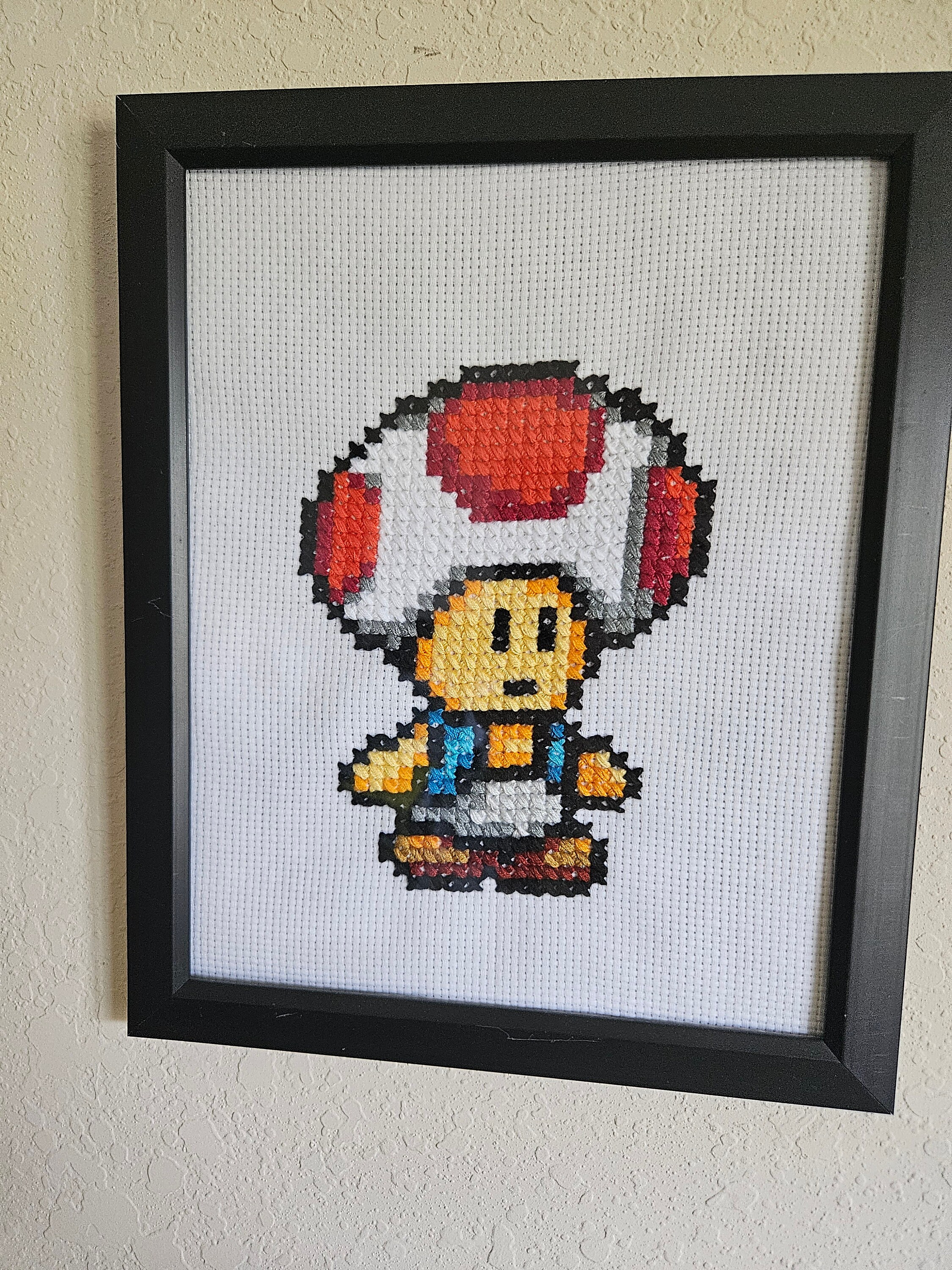 Toad Pixel Art Handmade. Cross Stich With DMC Thread - Etsy