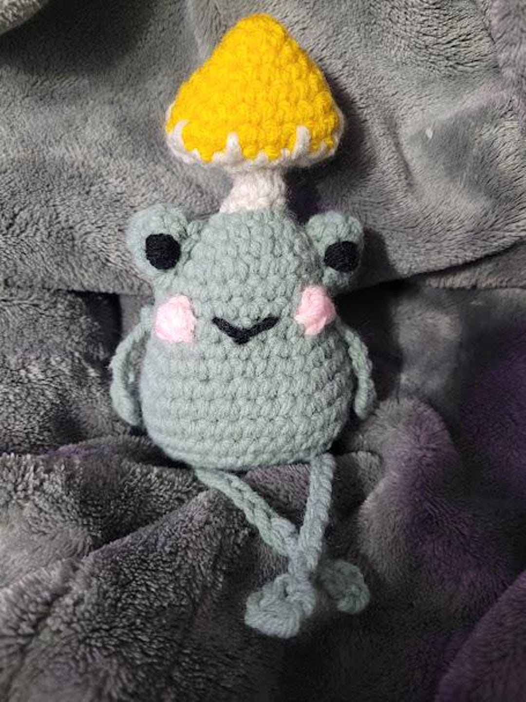 Toots the Mushroom Frog Crochet Pattern - Etsy