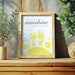 You Are My Sunshine | Baby Footprint Art, Handprint, Printable, Digital ...