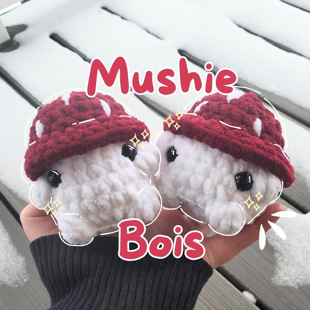 Mushy Bois! | Crocheted Plushie | Amigurumi | Mushroom Decor - Etsy