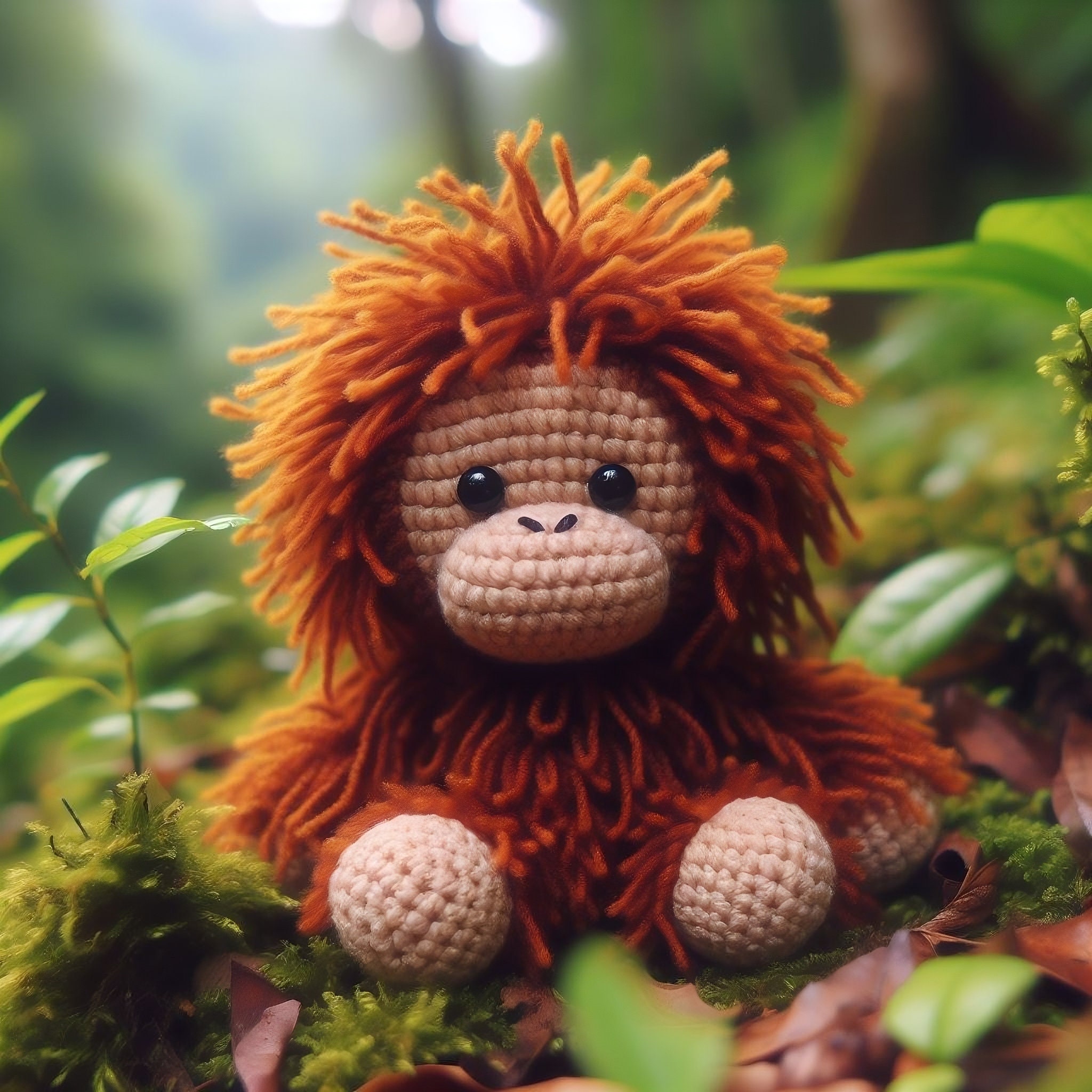 Cute Monkey Crochet Pattern Beginner Monkey Crochet Animal Crochet ...