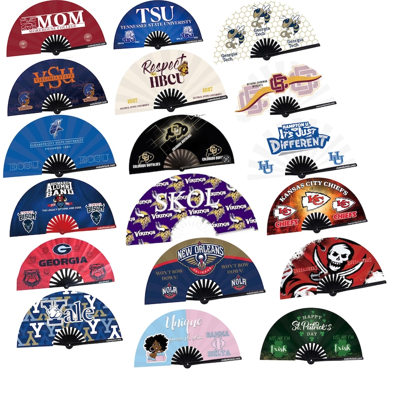 Personalized Hand Fans - Etsy