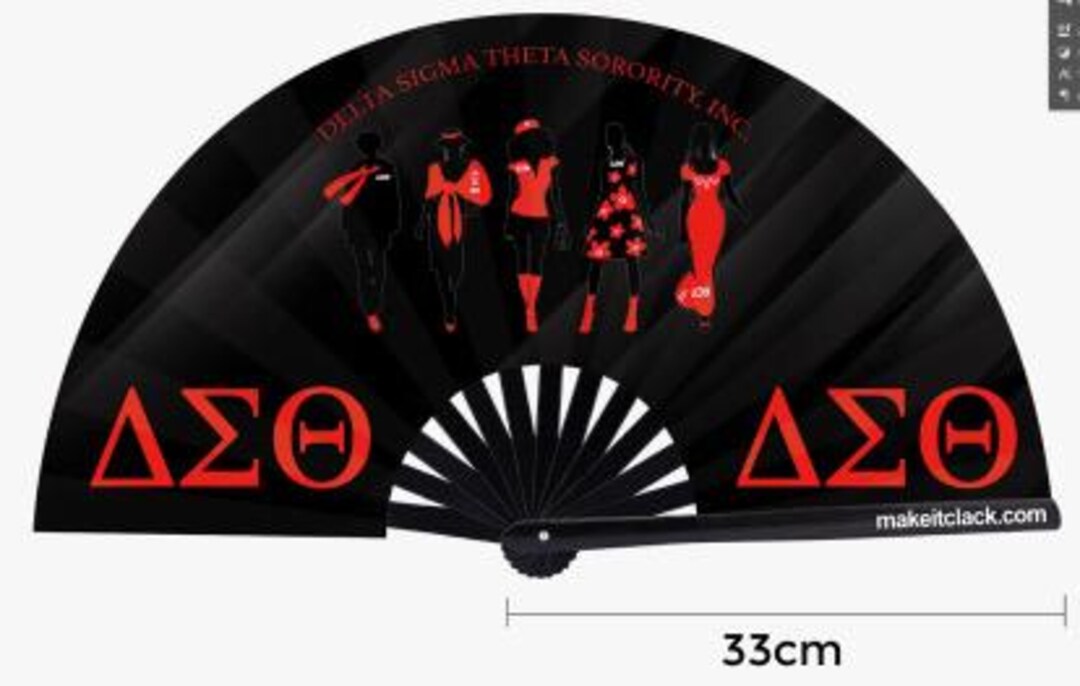 Delta Sigma Theta Clack Fan - Etsy