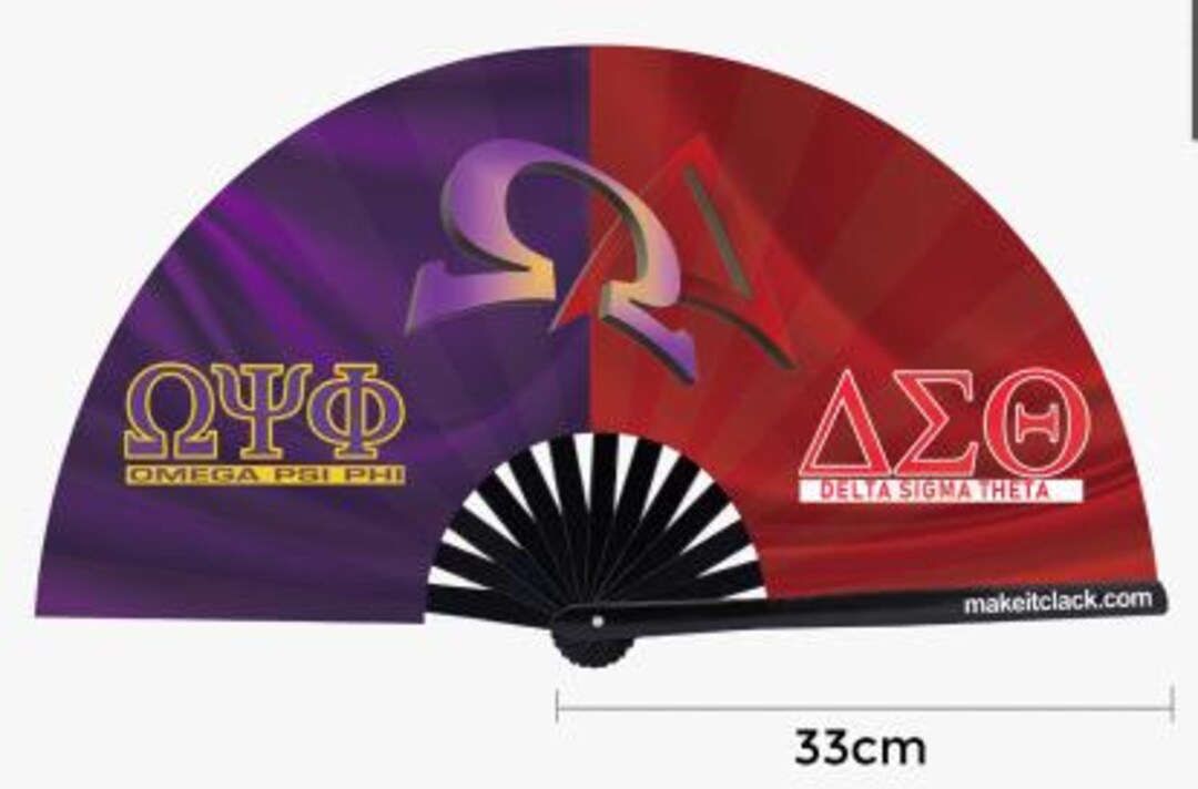 Delta Sigma Theta & Q Dog Clack Fan - Etsy