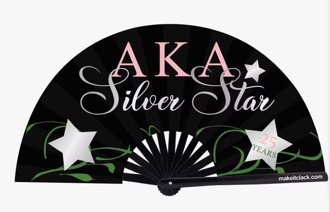 AKA Fan Silver Star - Etsy