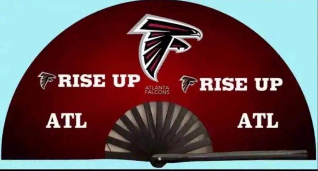 Atlanta Falcons Clack Fan - Etsy