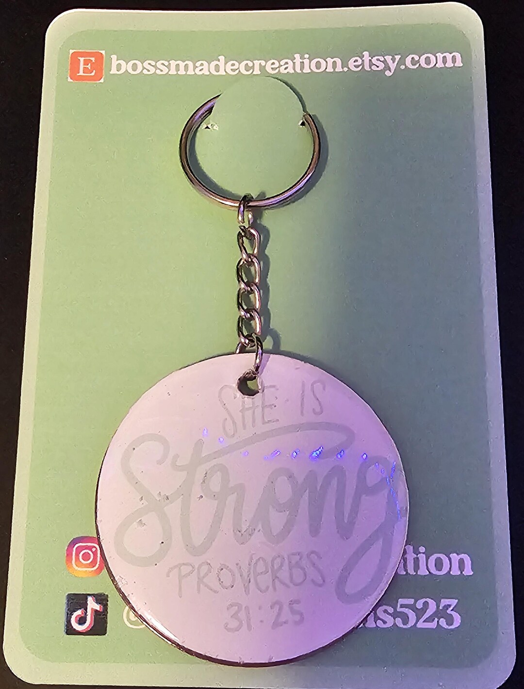 Custom Acrylic 2-inch Keychain, Personalized Photo, Acrylic Round ...