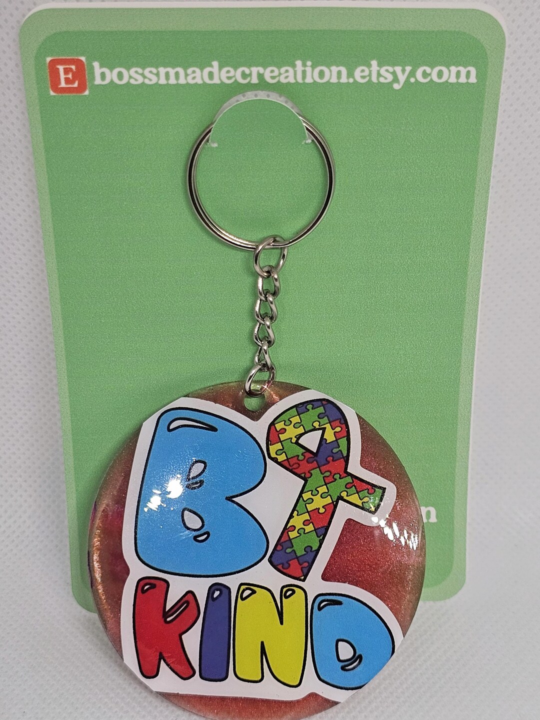Be Kind 2.5 Inch Keychain - Etsy
