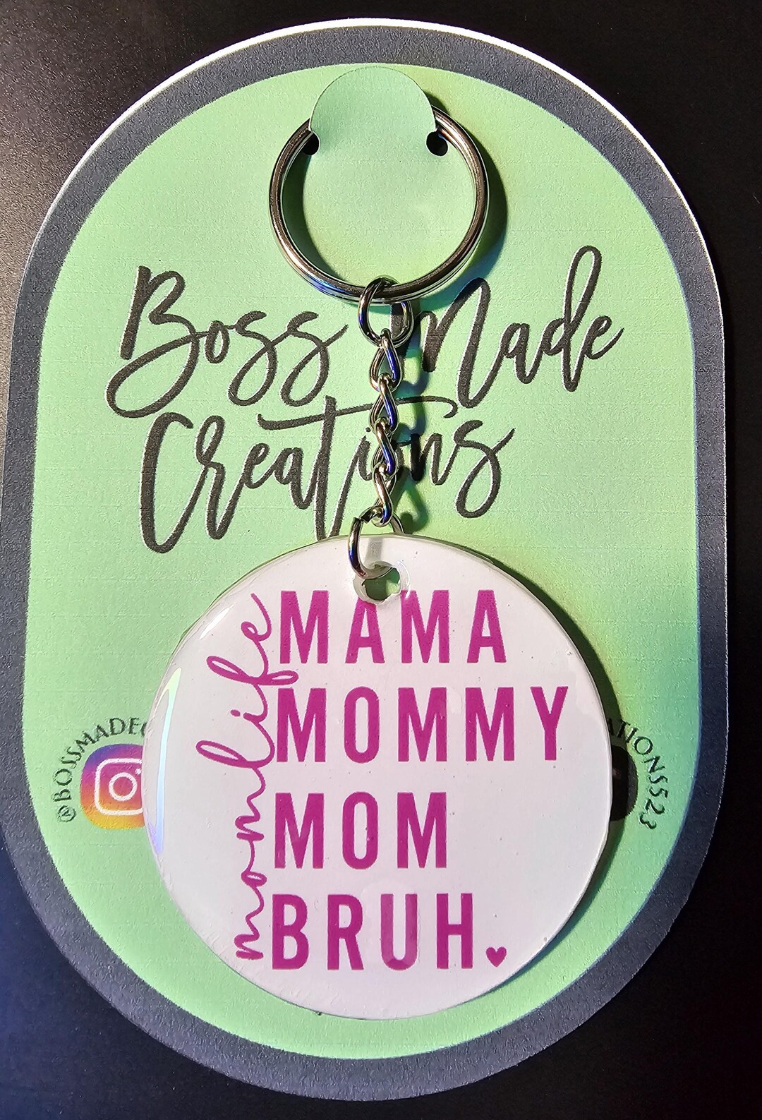 Custom Acrylic 2-inch Keychain, Personalized Photo, Acrylic Round ...