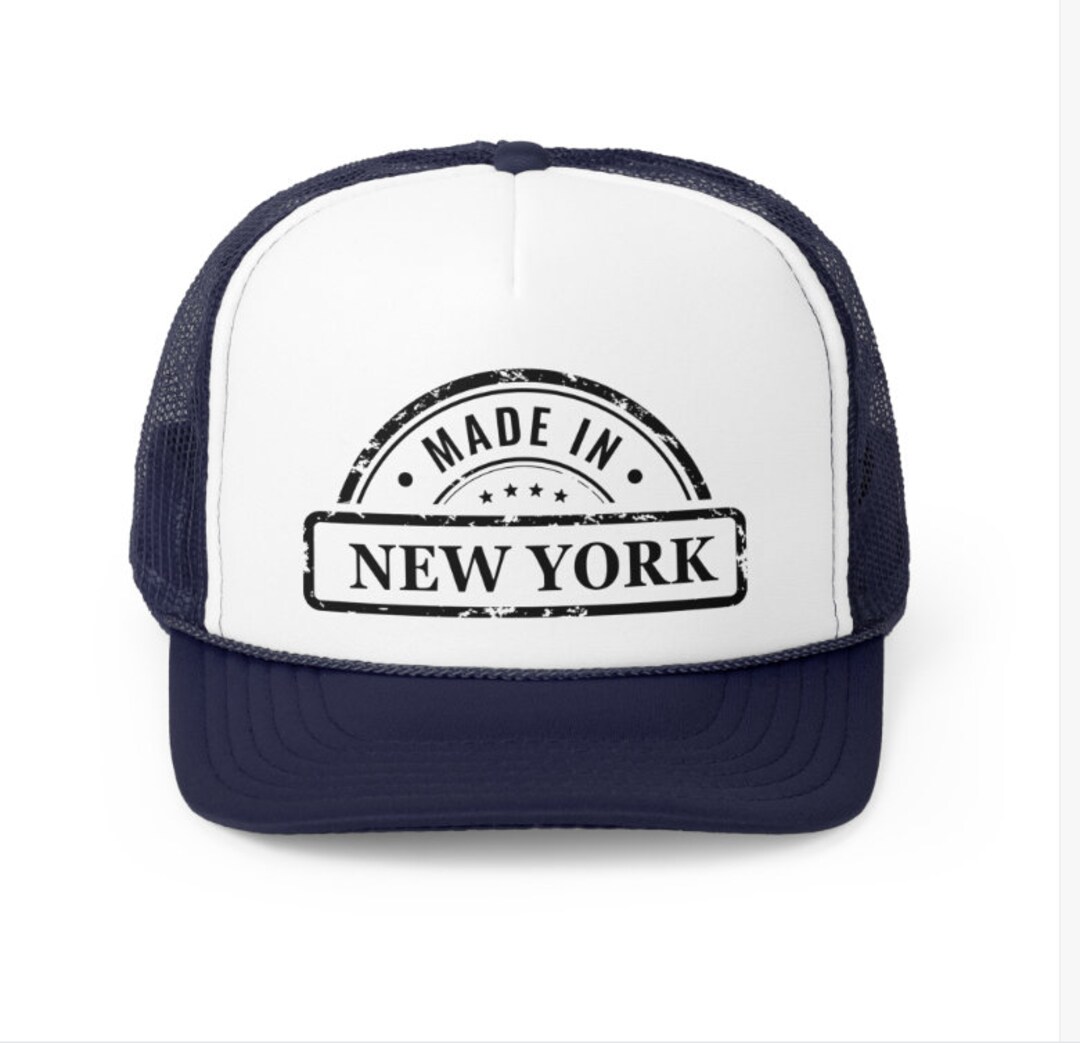 Made in New York Trucker Cap: NY Baseball Hat - Etsy