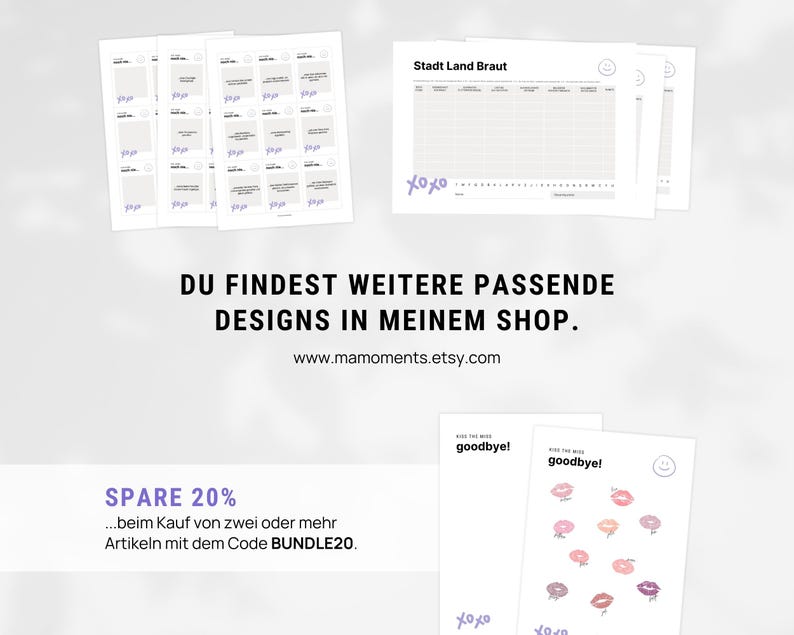 JGA Bingo Zum Ausdrucken - Personalisierbare Canva Vorlage Für Den ...