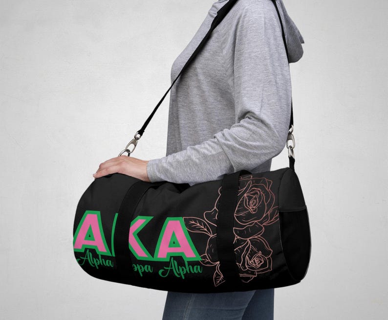 Alpha Kappa Alpha Gym Duffel Bag Exercise Bag AKA Fitness Gift ...