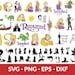 Rapunzel SVG Bundle, Rapunzel Svg Files for Cricut and Silhouette ...