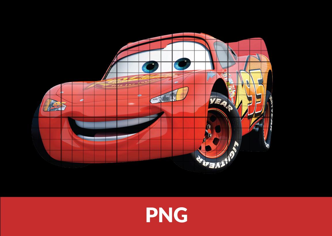 Cars Lightning Mcqueen PNG 2 - Digital Download - Etsy