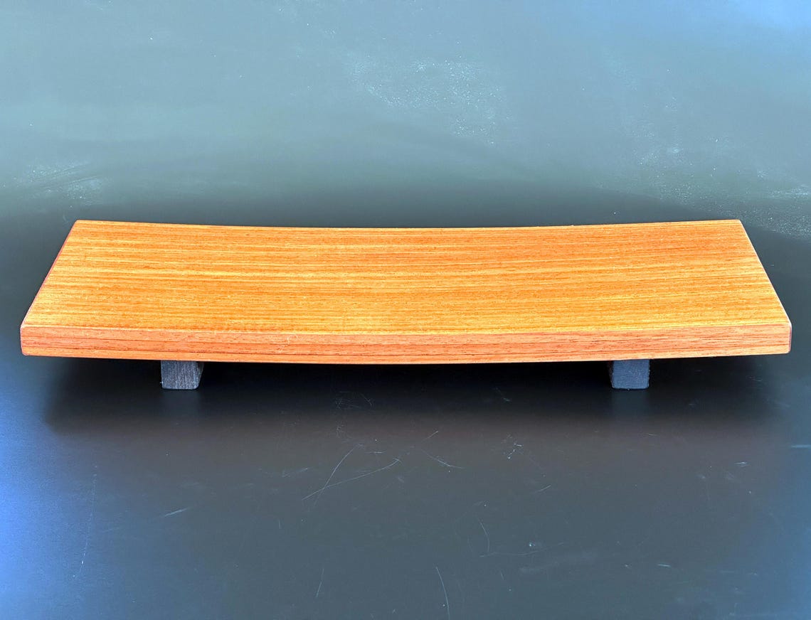 Beautiful Wood Serving Tray - Sushi Board - Appetizer Platter - 8" X 20 ...