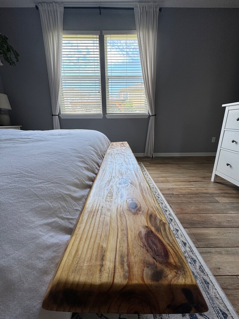 Handcrafted Footboard Bench - Etsy