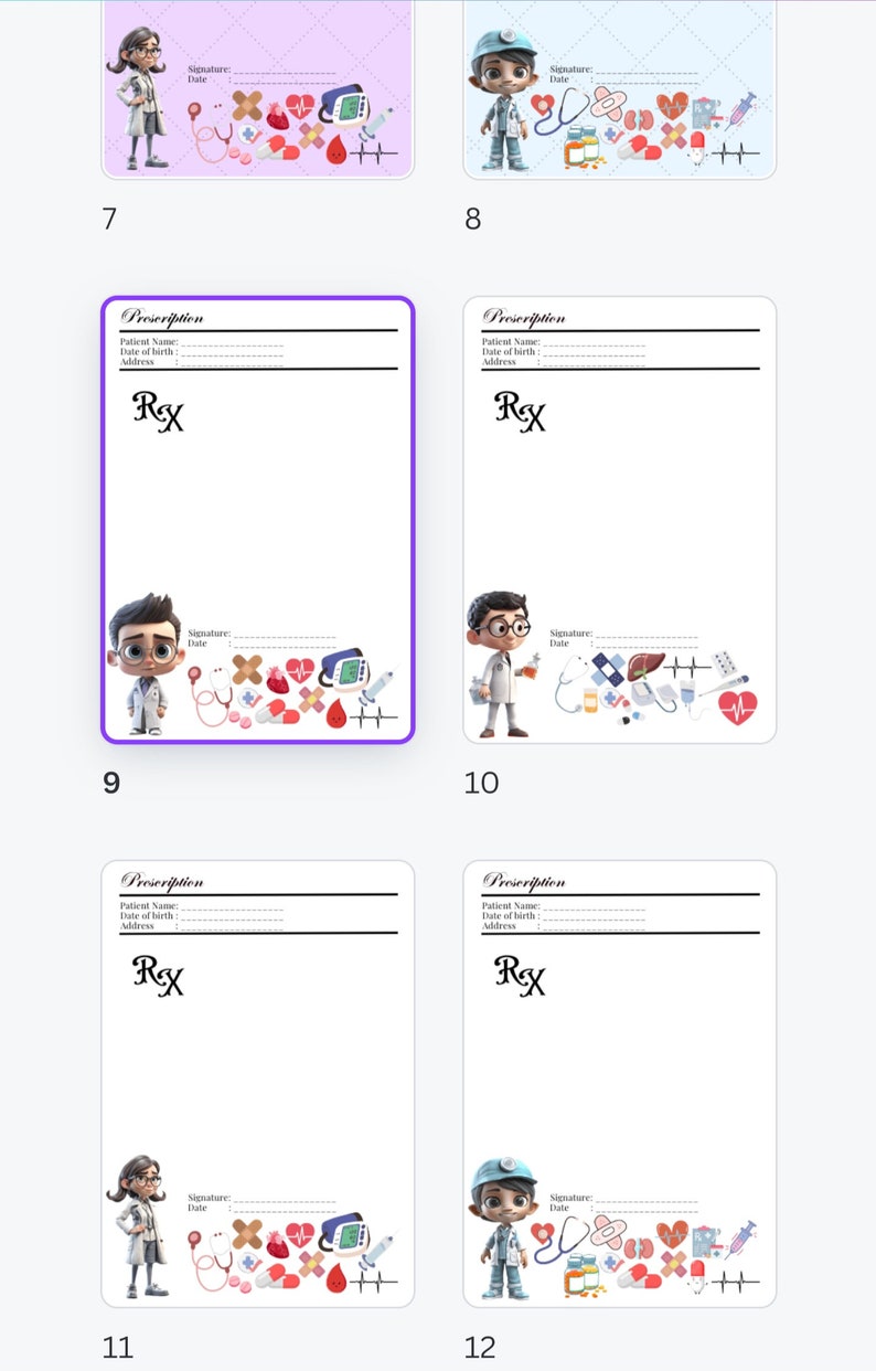 Prescription Notepad - Etsy