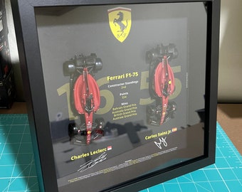 F1 3d Frame 2022 Mercedes Team Car 1/43 Scale F1 Shadow Box Shadow Box ...