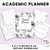 Printable Academic Planner 2025-2026, Student Study Organizer With ...