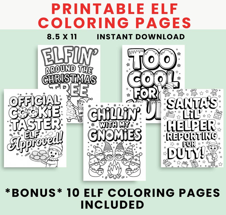Elf on the Shelf Kit, Diverse Santa & Elf Letters Bundle, Elf ...