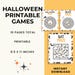 Printable Halloween Games & Activities, Bat Maze, Fall Party Games ...