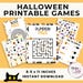 Printable Halloween Games & Activities, Bat Maze, Fall Party Games ...