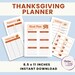 Printable Thanksgiving Planner, Meal Prep, Checklist, Budget ...