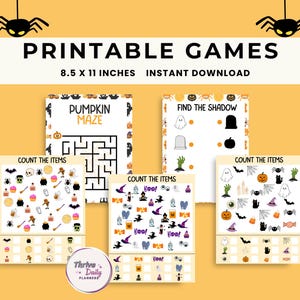 Printable Halloween Games & Activities, Bat Maze, Fall Party Games ...