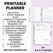 Printable Academic Planner 2025-2026, Student Study Organizer With ...