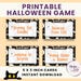 Halloween Charades Game Printable, Holiday Charades, Group Party Game ...
